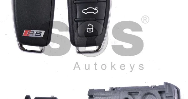 OEM Set for Audi A3/RS3 Buttons:3 / Frequency: 433MHz / Transponder ...