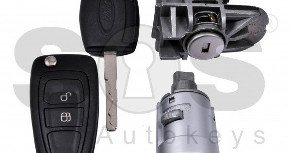 OEM Set for Ford Ranger Buttons:2 / Frequency: 433MHz / Transponder ...