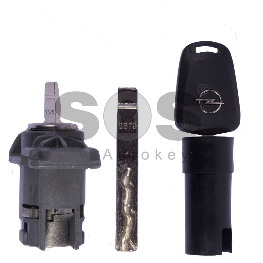 OEM Locks Set for Opel Astra H/ Zafira B Blade Signature:HU100 ...