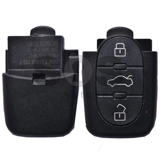 OEM Flip Key for Audi A6/TT Buttons:3+1 / Frequency: 315MHz ...