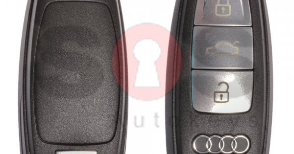 OEM Smart Key for Audi A8 2017+ Buttons: 3 / Frequency: 433MHz / Blade ...