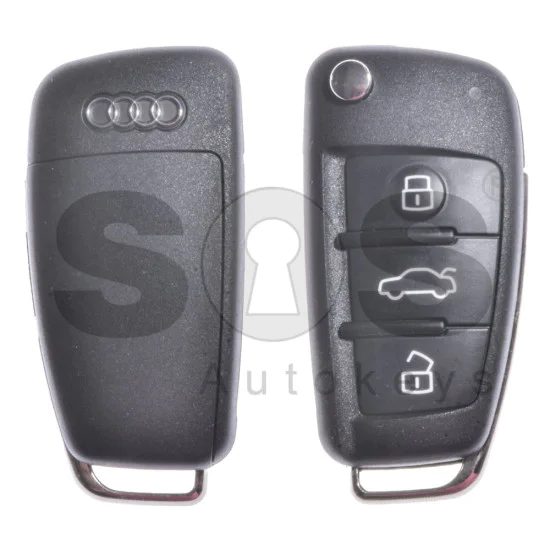 OEM Flip Key for Audi A3 / S3 / RS3 Buttons:3 / Frequency:434MHz ...