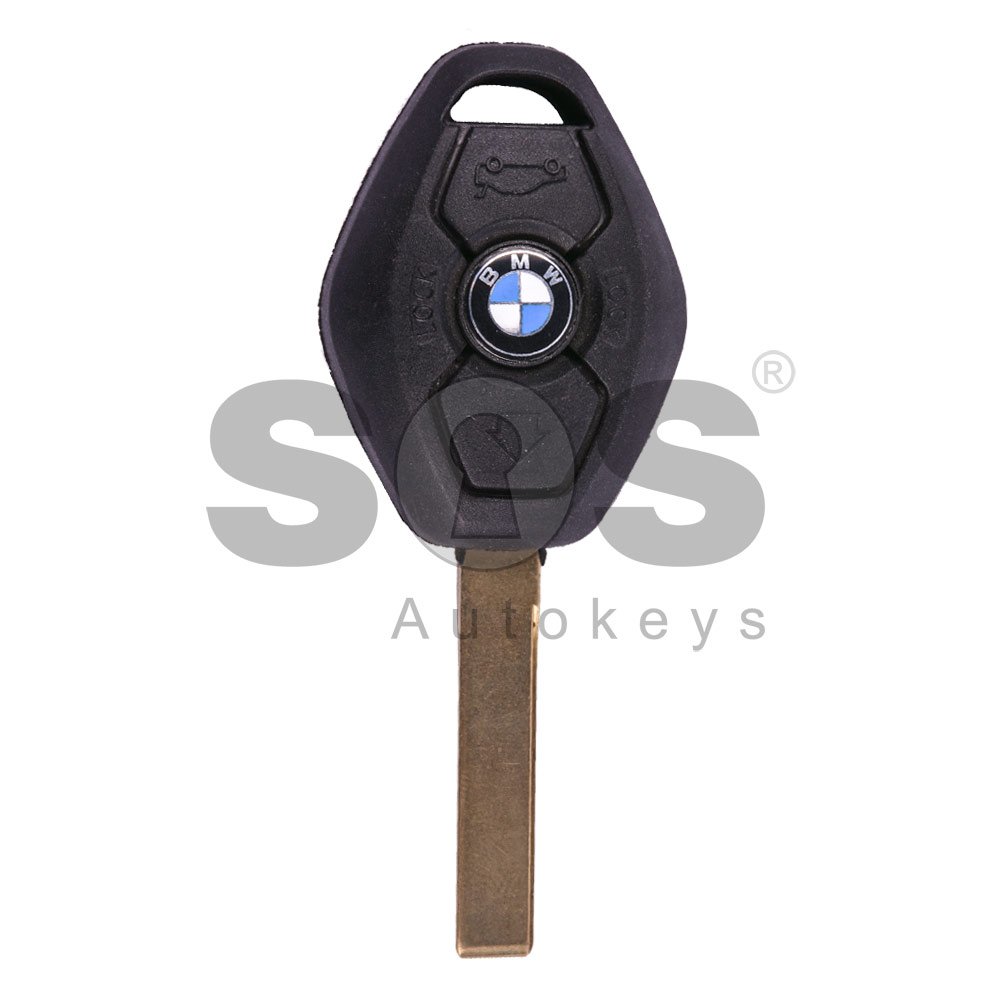 Regular Key for BMW E-Series Buttons:3 / Frequency:315MHz / Transponder ...