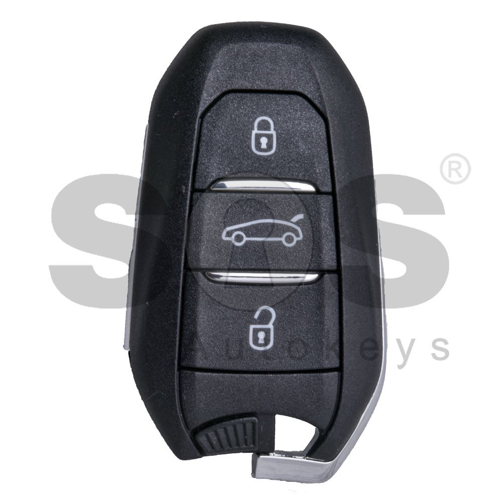 OEM Smart Key for Citroen DS 7 Buttons:3 / Frequency: 434 MHz ...