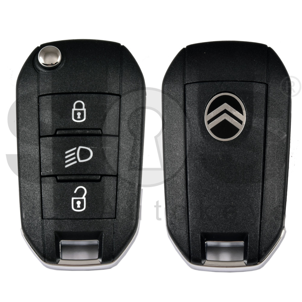 Flip Key for Citroen Buttons:3 / Frequency:434 MHz / Transponder ...