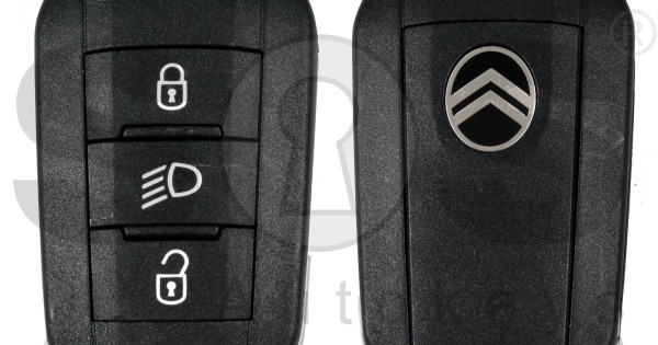 Flip Key for Citroen Buttons:3 / Frequency:434 MHz / Transponder ...
