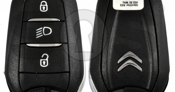 OEM Smart Key for Citroen Buttons:3 / Frequency: 433MHz / Transponder ...