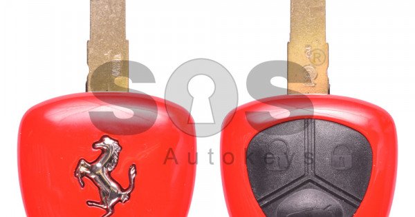 Regular Key for Ferrari Buttons:3 Frequency 434 MHz Transponder ID48