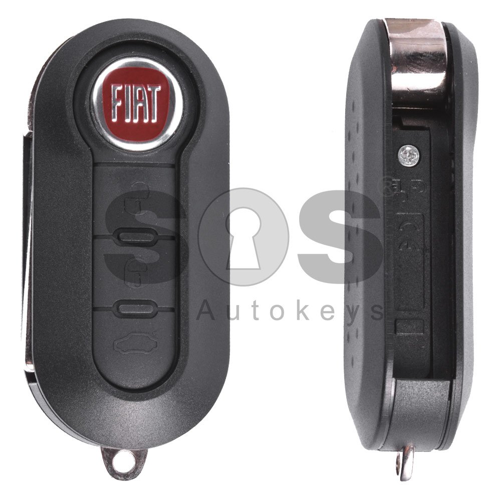 Flip Key for Fiat Doblo/Ducato Buttons:3 / Frequency:434MHz ...