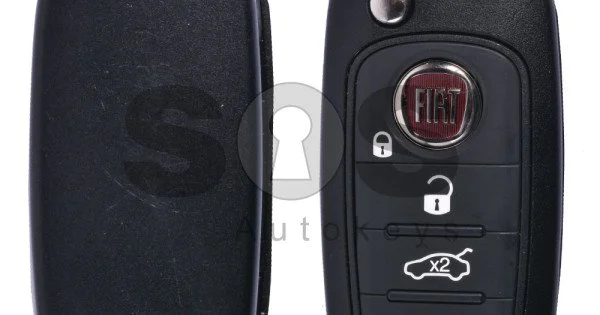 OEM Flip Key for Fiat 500/500X Buttons:4 / Frequency:434MHz ...