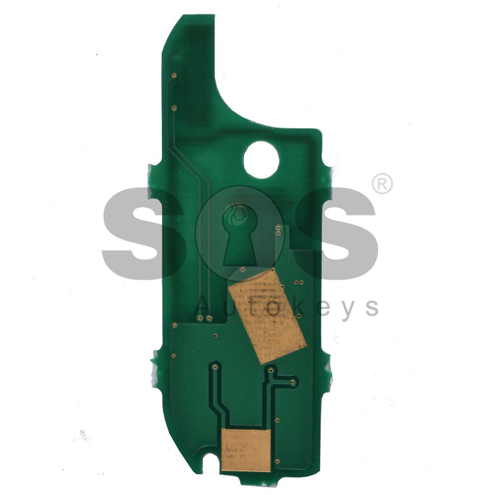 OEM Flip Key (PCB) for Fiat Buttons:3 / Frequency:433 MHz / Transponder ...