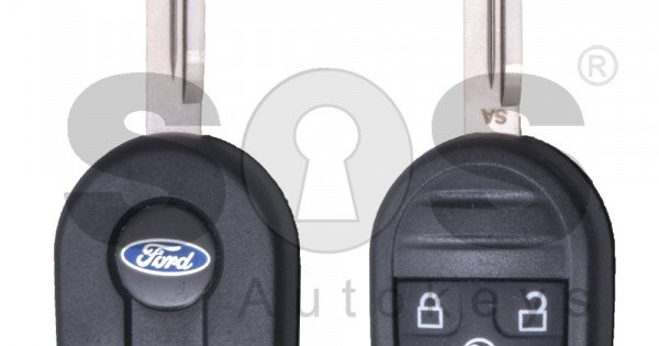 Regular Key for Ford Mustang Buttons:4+1P / Frequency: 433MHz ...