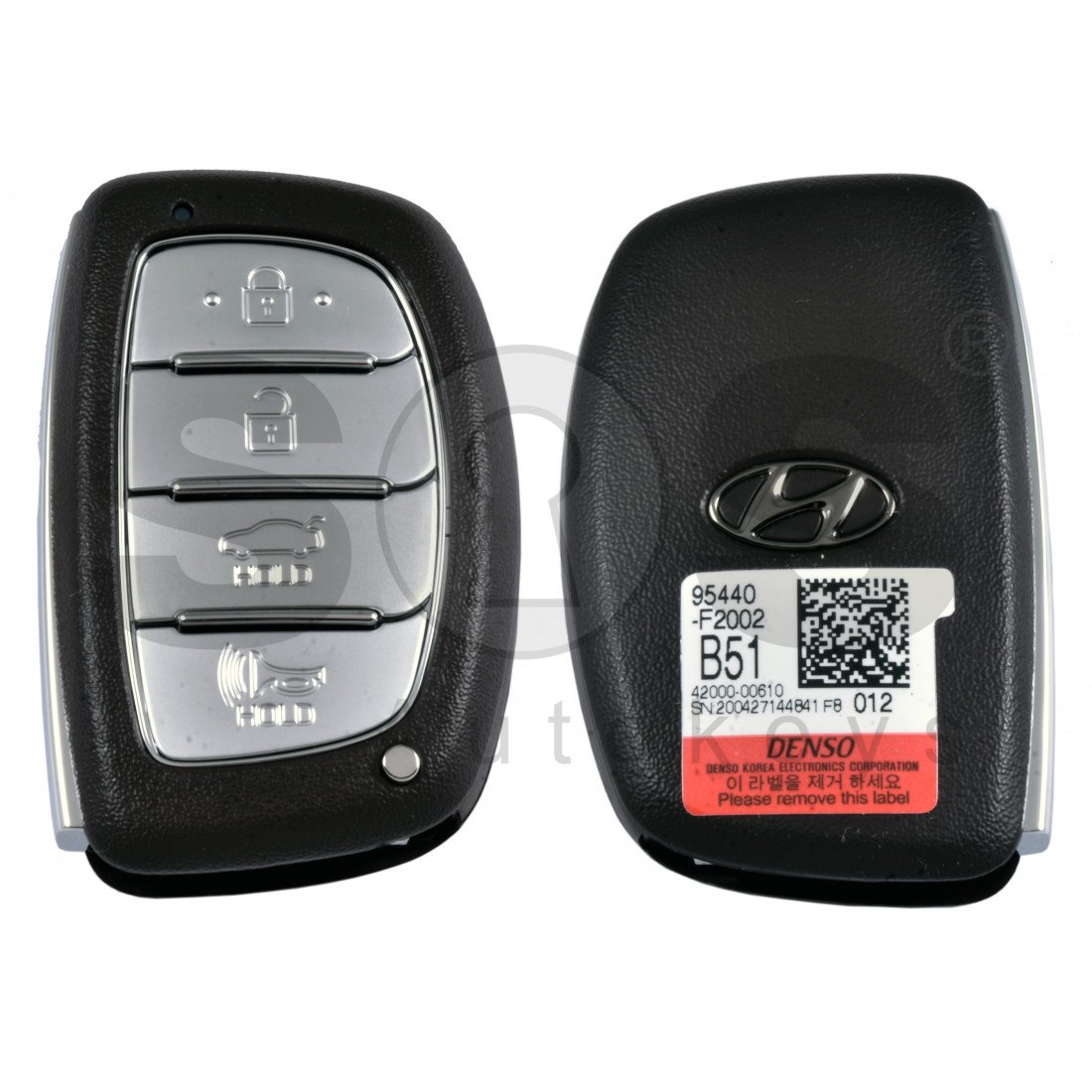OEM Smart Key for Hyundai Creta 2019+ Buttons:3 / Frequency:433MHz ...