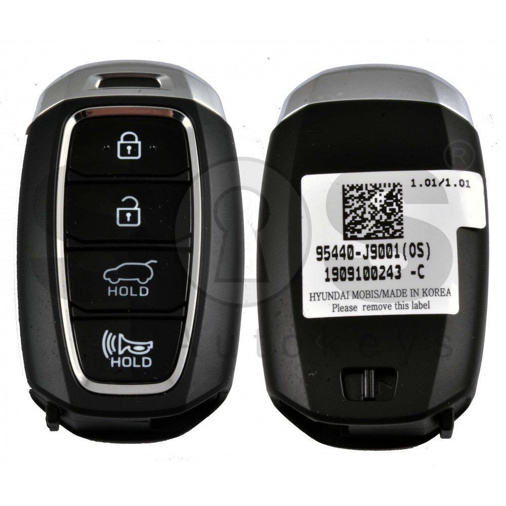 OEM Smart Key for Hyundai Kona 2020+ Buttons:4 / Frequency:433MHz ...