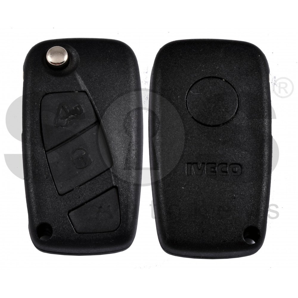 OEM Flip Key for Iveco Buttons:2 / Frequency:433MHz / Transponder:ID48 ...