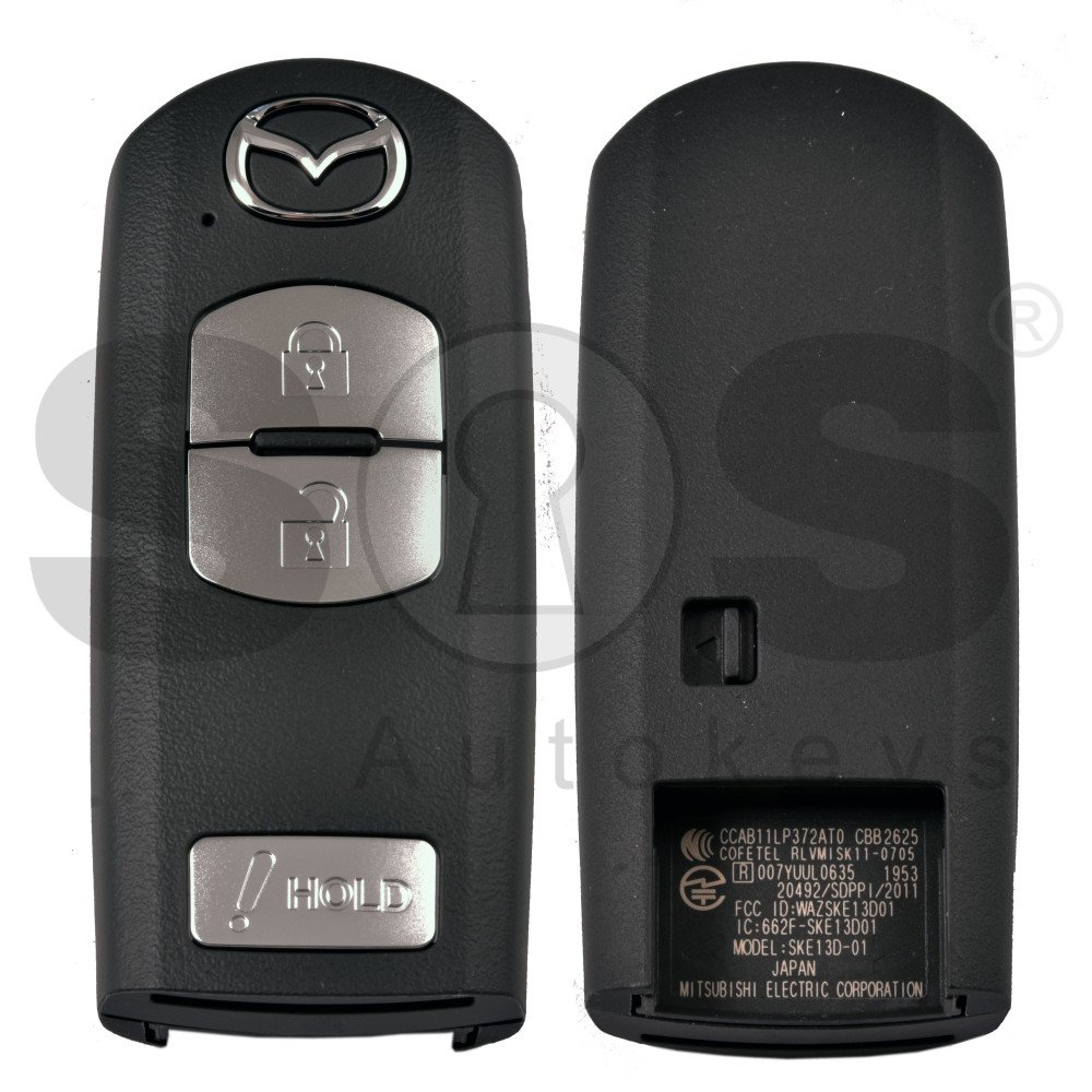OEM Smart Key for Mazda CX5 2013 Buttons:3 / Frequency: 315MHz ...