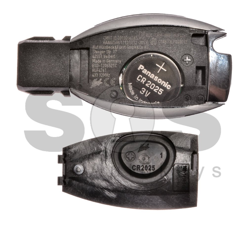 OEM Smart Key Mercedes W205 C-Class / Buttons:2 / Frequency:433MHz ...