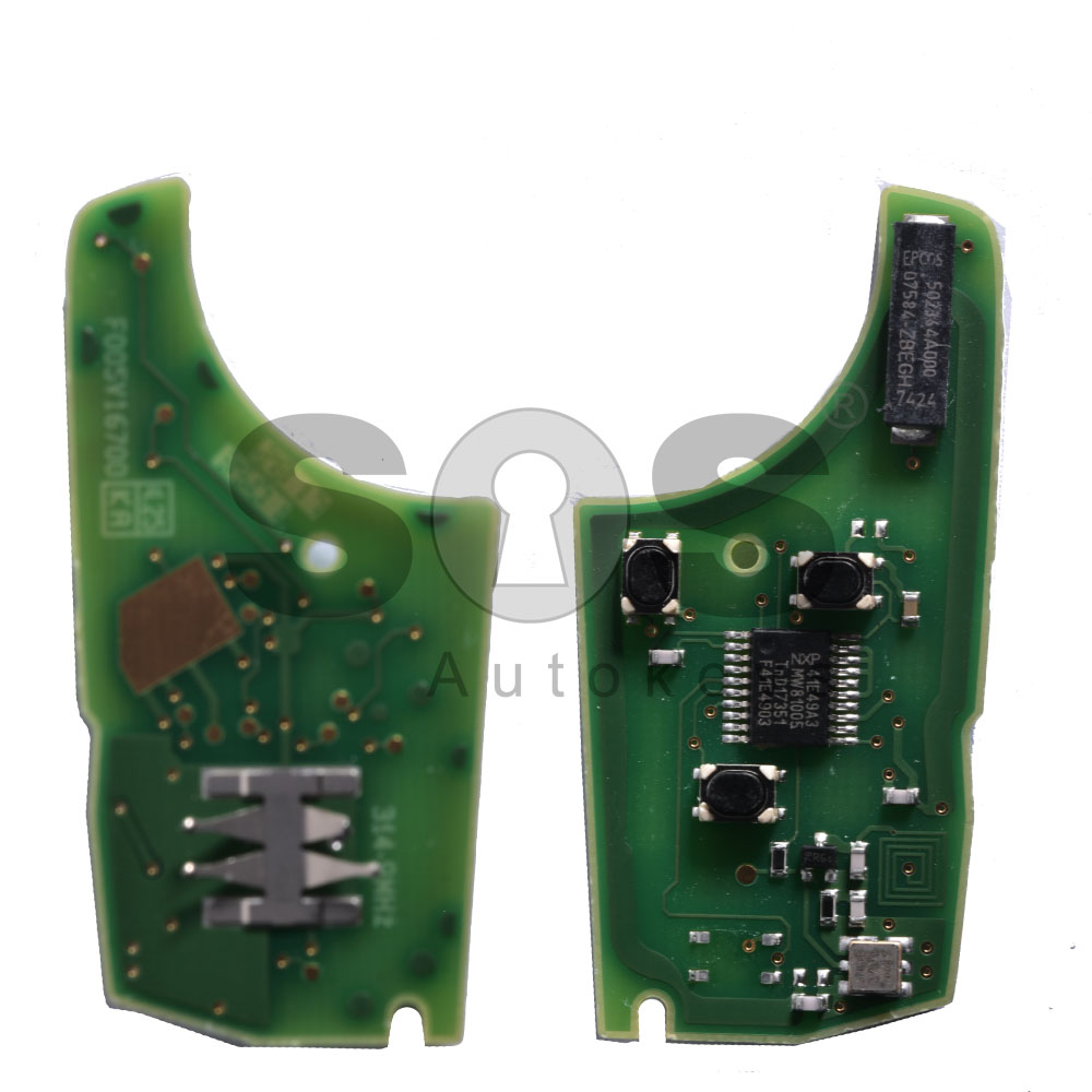 OEM Flip Key (PCB) for GENERAL MOTORS / OPEL / CHEVROLET / HOLDEN ...