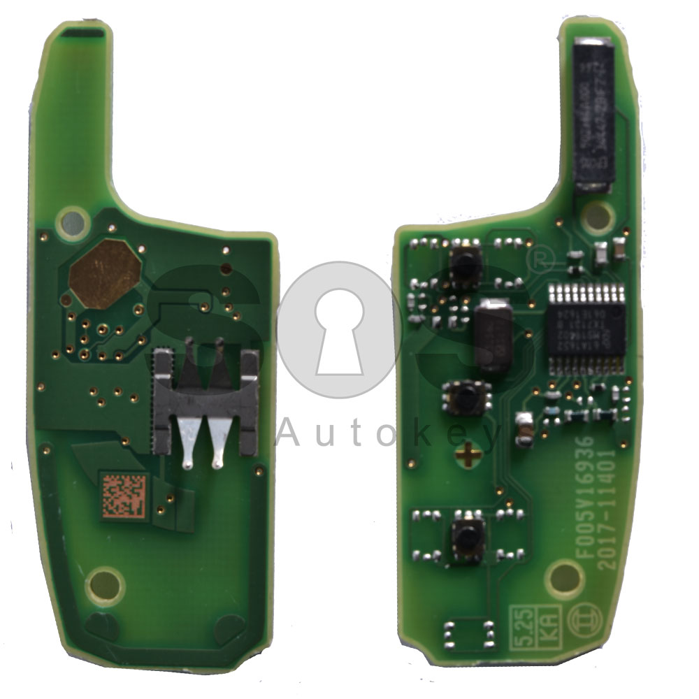 OEM Flip Key (PCB) for GENERAL MOTORS / OPEL ASTRA K Buttons:3 ...