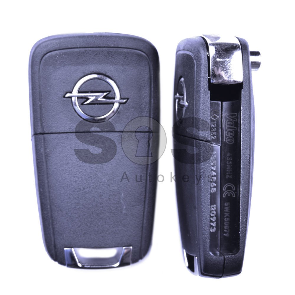 OEM Flip Key for Opel Astra J/Insignia Buttons:2 / Frequency:433 MHz ...