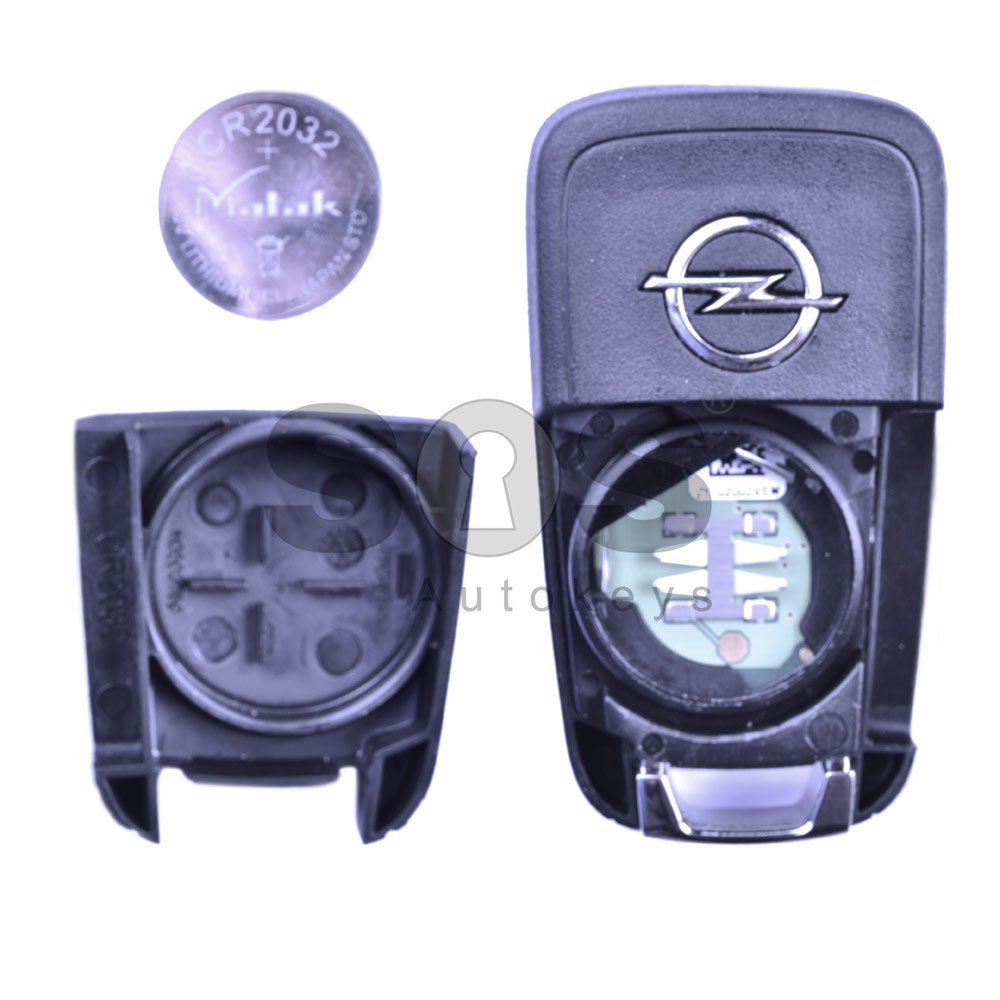 OEM Flip Key for Opel Corsa D/Corsa E/Meriva 2012+ Buttons:2 ...