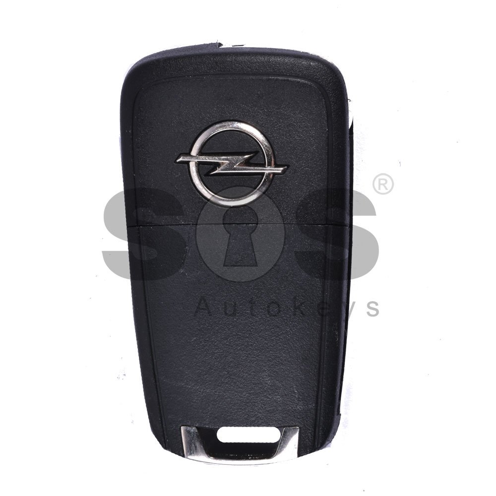 OEM Flip Key for Opel Adam Buttons:2 / Frequency:433MHz / Transponder ...
