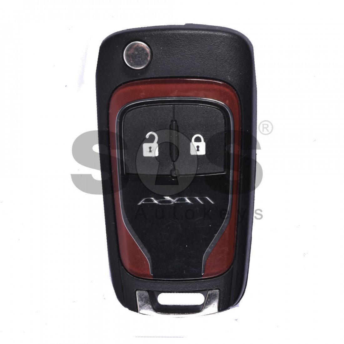 OEM Flip Key for Opel Adam Buttons:2 / Frequency:433MHz / Transponder ...