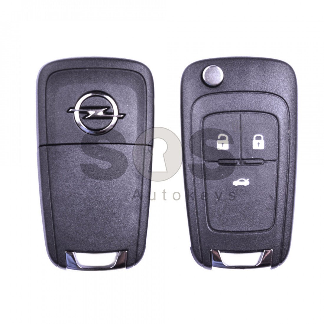 OEM Flip Key for Opel Astra J Buttons:3 / Frequency:433MHz ...