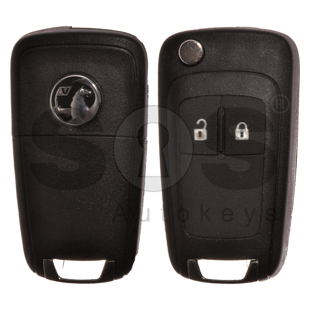 Flip Key for Vauxhall Astra J/Insignia Buttons:2 / Frequency: 433MHz ...