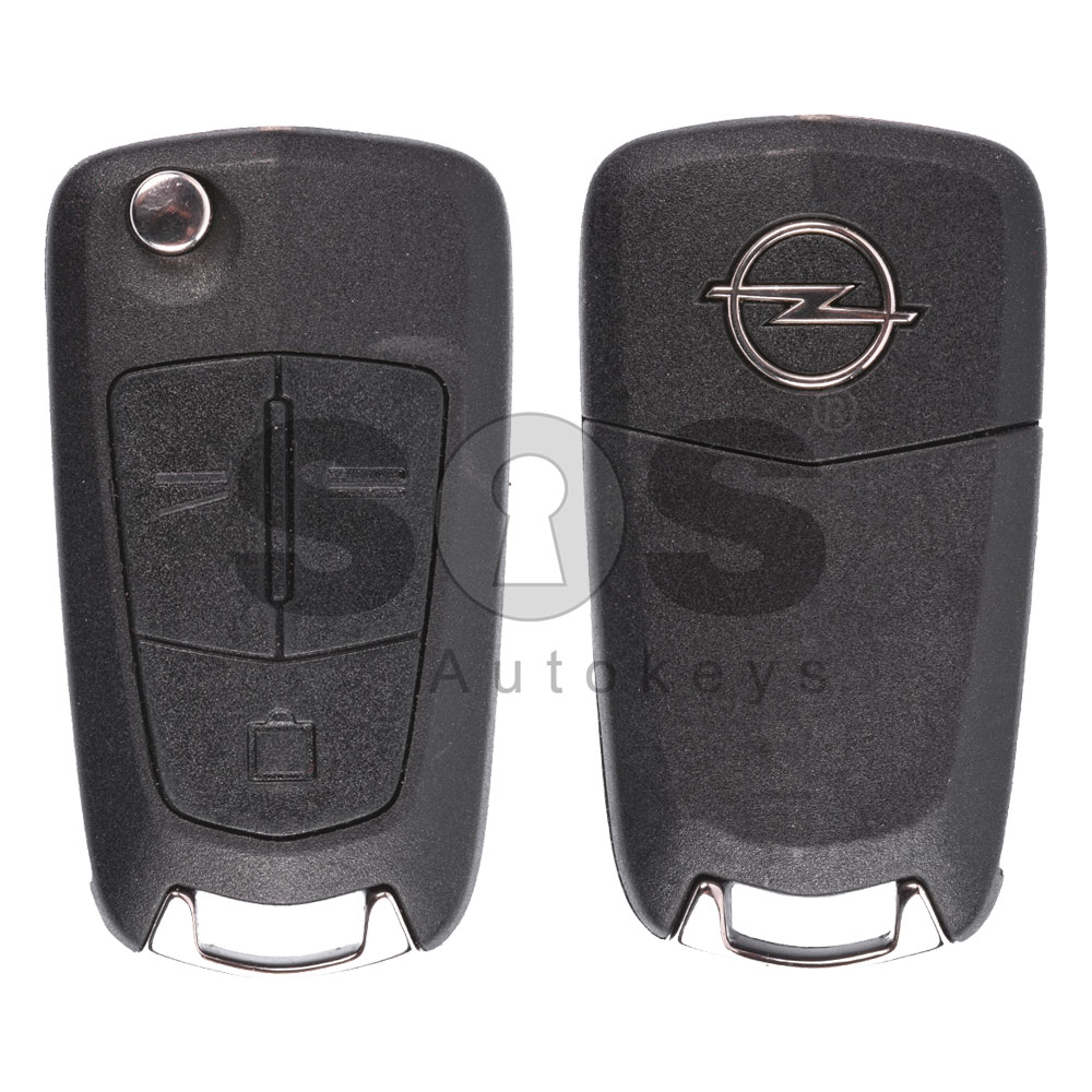 OEM Flip Key for Opel Vectra C Buttons:3 / Frequency:433MHz ...