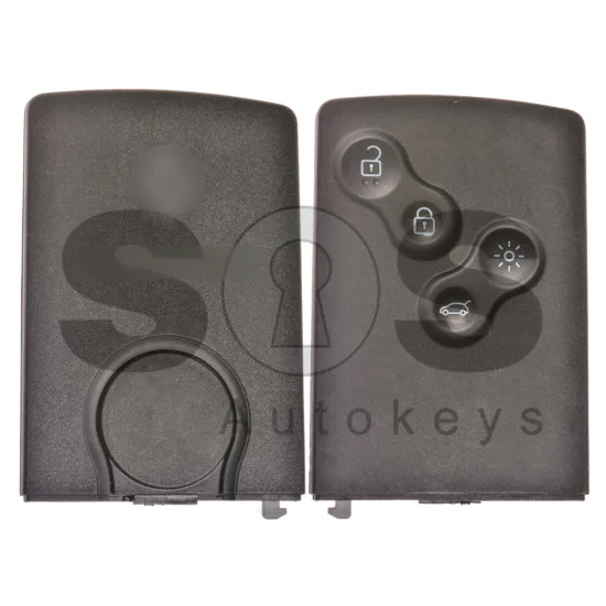 OEM Card Key Ren Megane 3/ Koleos Buttons:4 / Transponder: PCF7941 ...