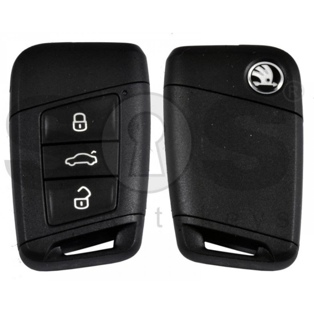 OEM Smart Key for Skoda Superb Facelift Buttons:3 / Frequency:434MHz ...