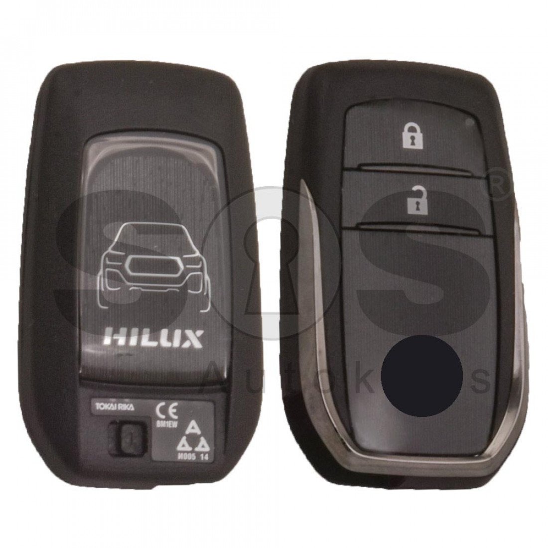 OEM Smart Key for Toy HILUX / INNOVA Buttons:2 / Frequency:433 MHz ...