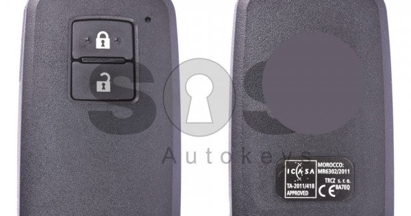 OEM Smart Key for Toy Yaris/ Auris/ Prius/ Buttons:2 / Frequency:434MHz ...
