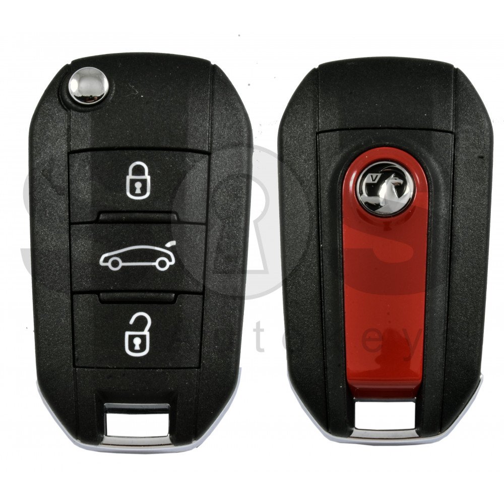 OEM Flip Key for Vauxhall Crossland/ Grandland 2018+ Buttons: 3 ...