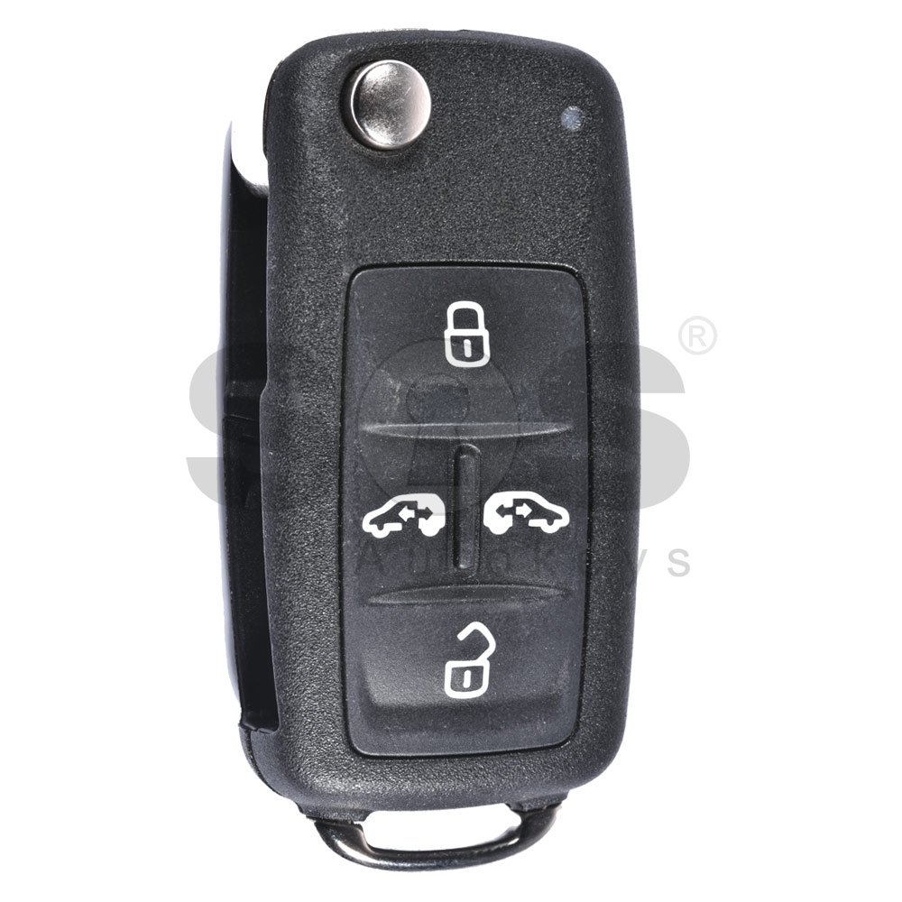 OEM Flip Key for VW SHARAN UDS Buttons:5 / Frequency:434MHz ...