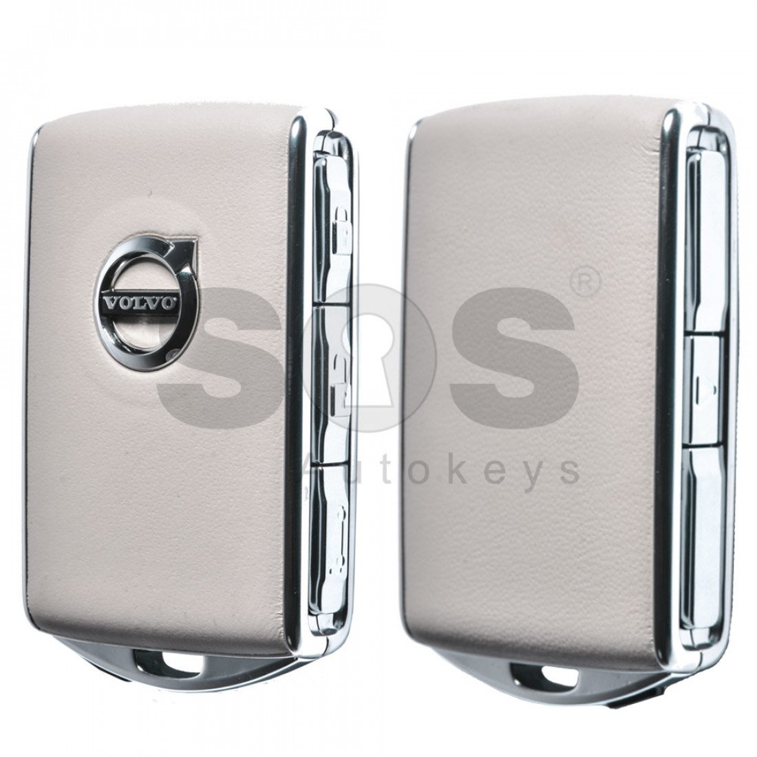 OEM PACKAGE - 2x Smart Key for Volvo XC90 (Grey) Keyless Go and 1x ...