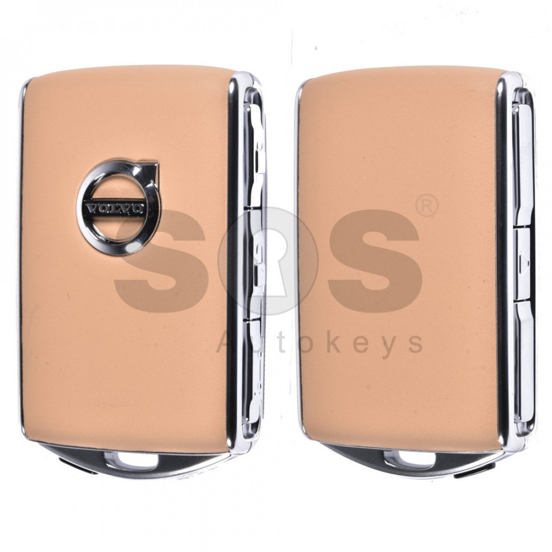 OEM PACKAGE - 2x Smart Key for Volvo XC90 (Beige) Keyless Go and 1x ...